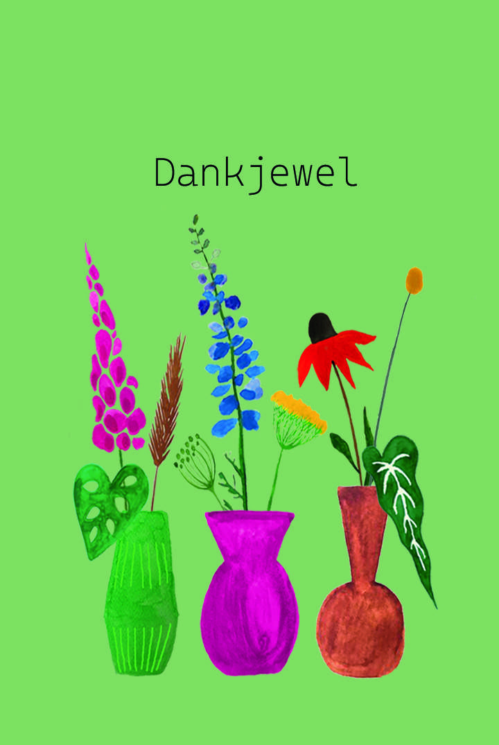 Mini kaartje - Dankjewel - Kweeklust webshop