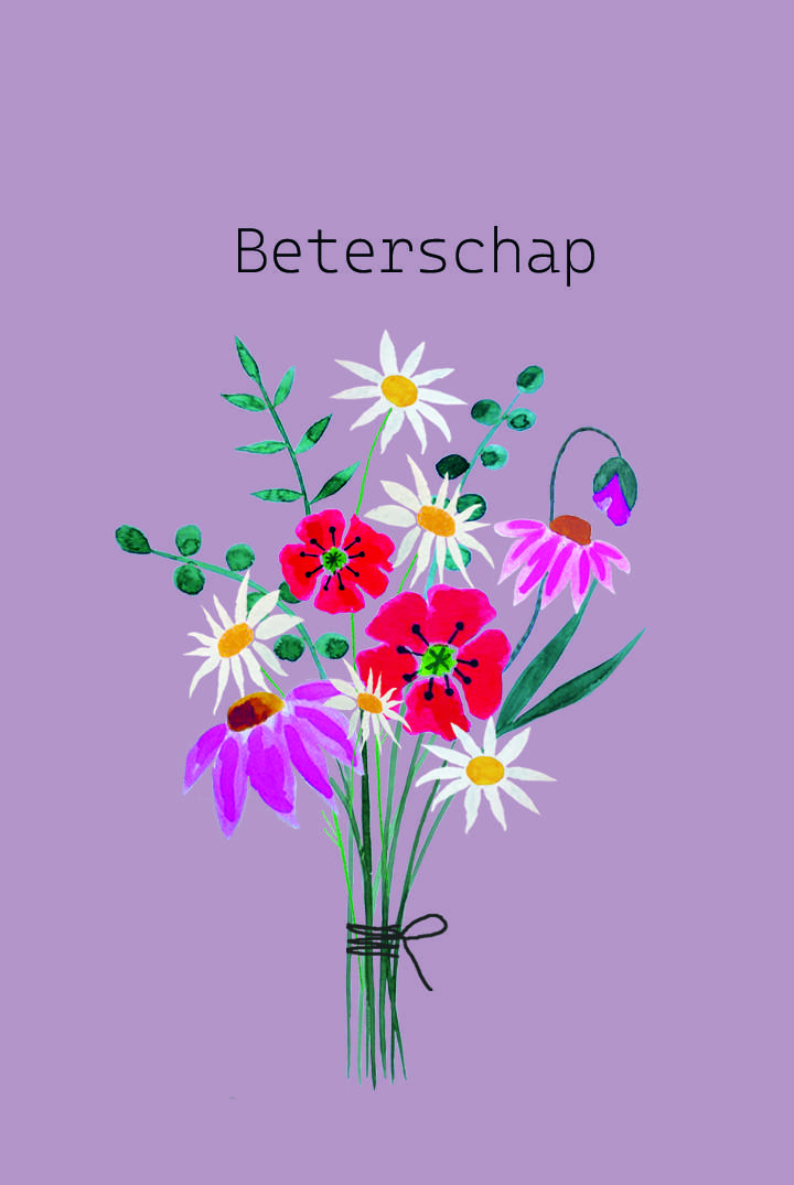 Mini kaartje - Beterschap - Kweeklust webshop